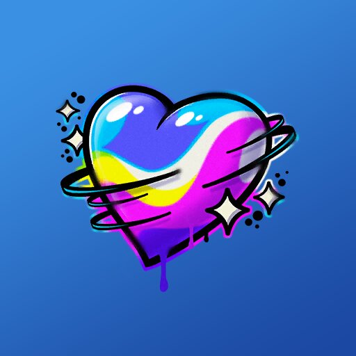 Winner's Heart - Fortnite Spray - Fortnite.GG