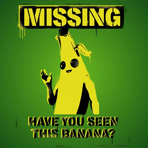 Missing: Peely - Fortnite Spray - Fortnite.GG