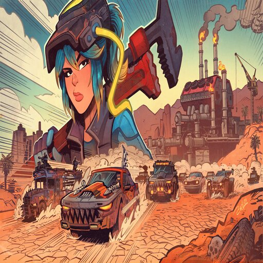 Cobalt Burn Machinist - Fortnite Loading Screen - Fortnite.GG