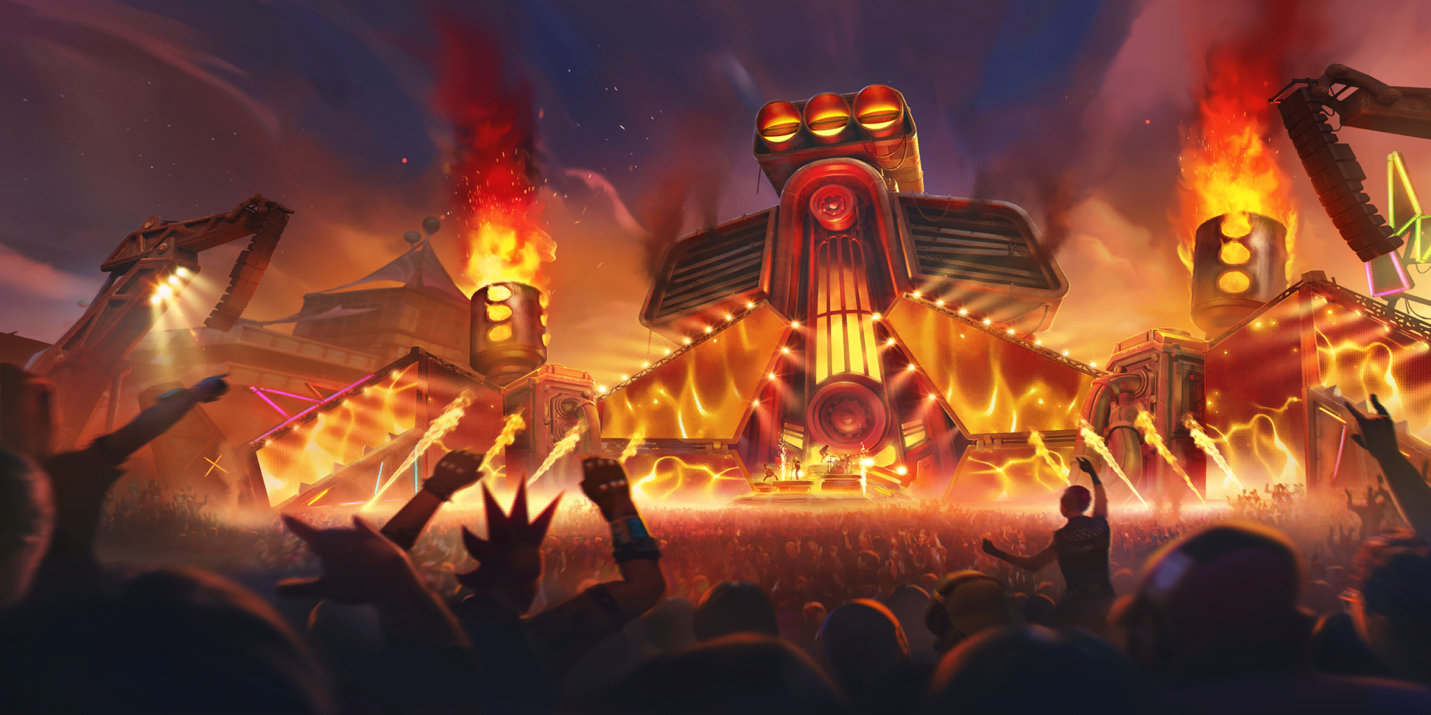 Main Stage Mayhem - Fortnite Loading Screen - Fortnite.GG