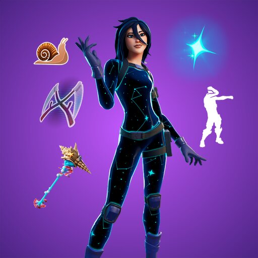 Littlest Snail's Shooting Stars Locker Bundle - Fortnite Bundle ...