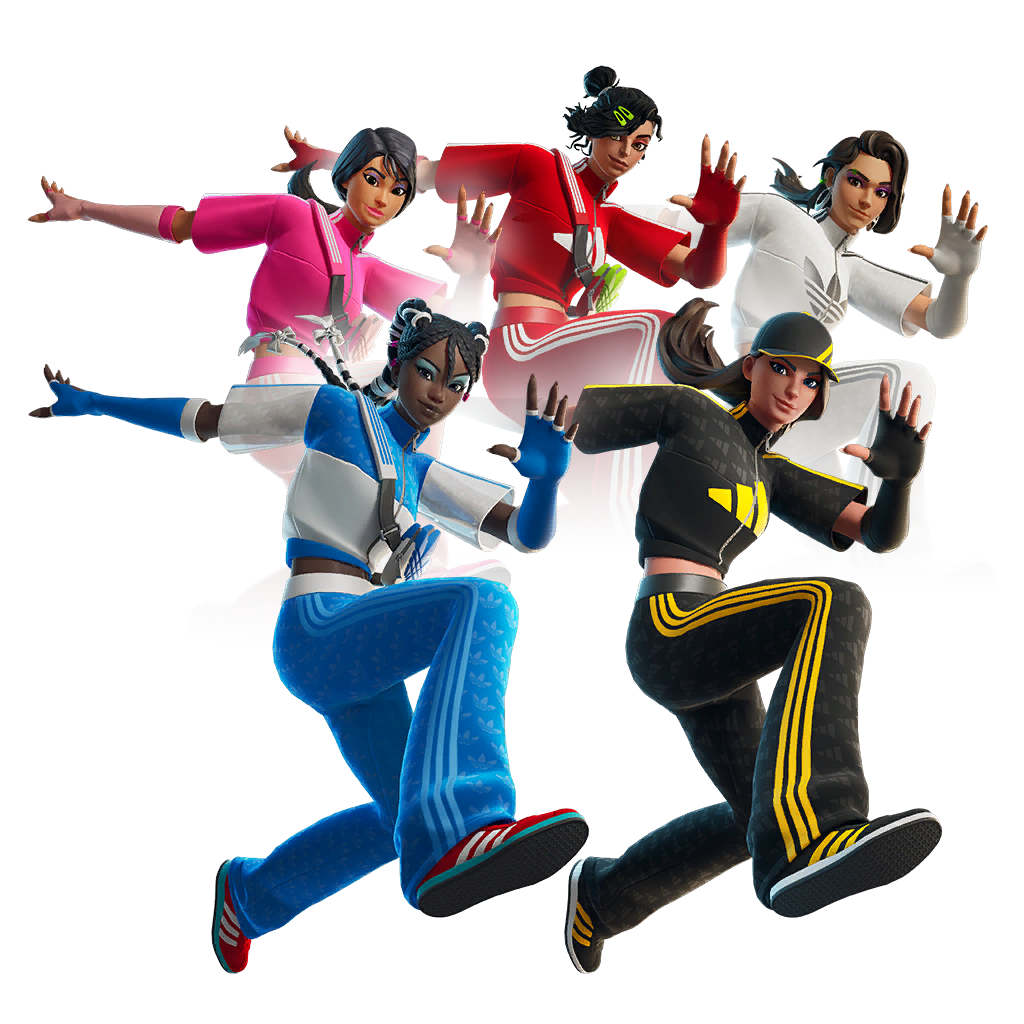 Three Stripe Squad Bundle - Fortnite Bundle - Fortnite.GG