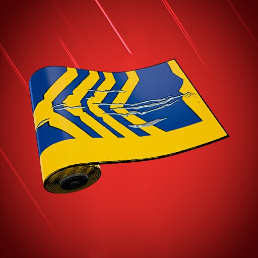 Classic Yellow & Blue - Fortnite Wrap - Fortnite.GG