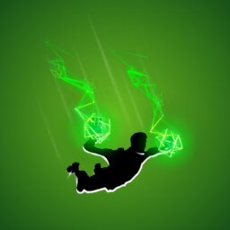 Wireframe Faller - Fortnite Contrail - Fortnite.GG