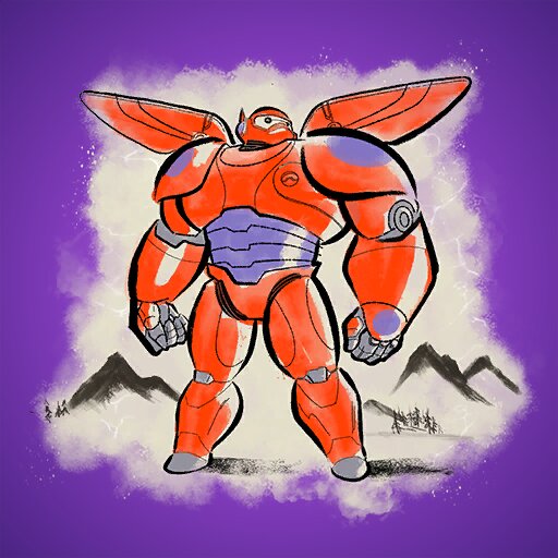 Heroic Baymax - Fortnite Spray - Fortnite.GG