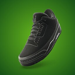 Air Jordan 3 'Black Cat' - Fortnite Kicks - Fortnite.GG