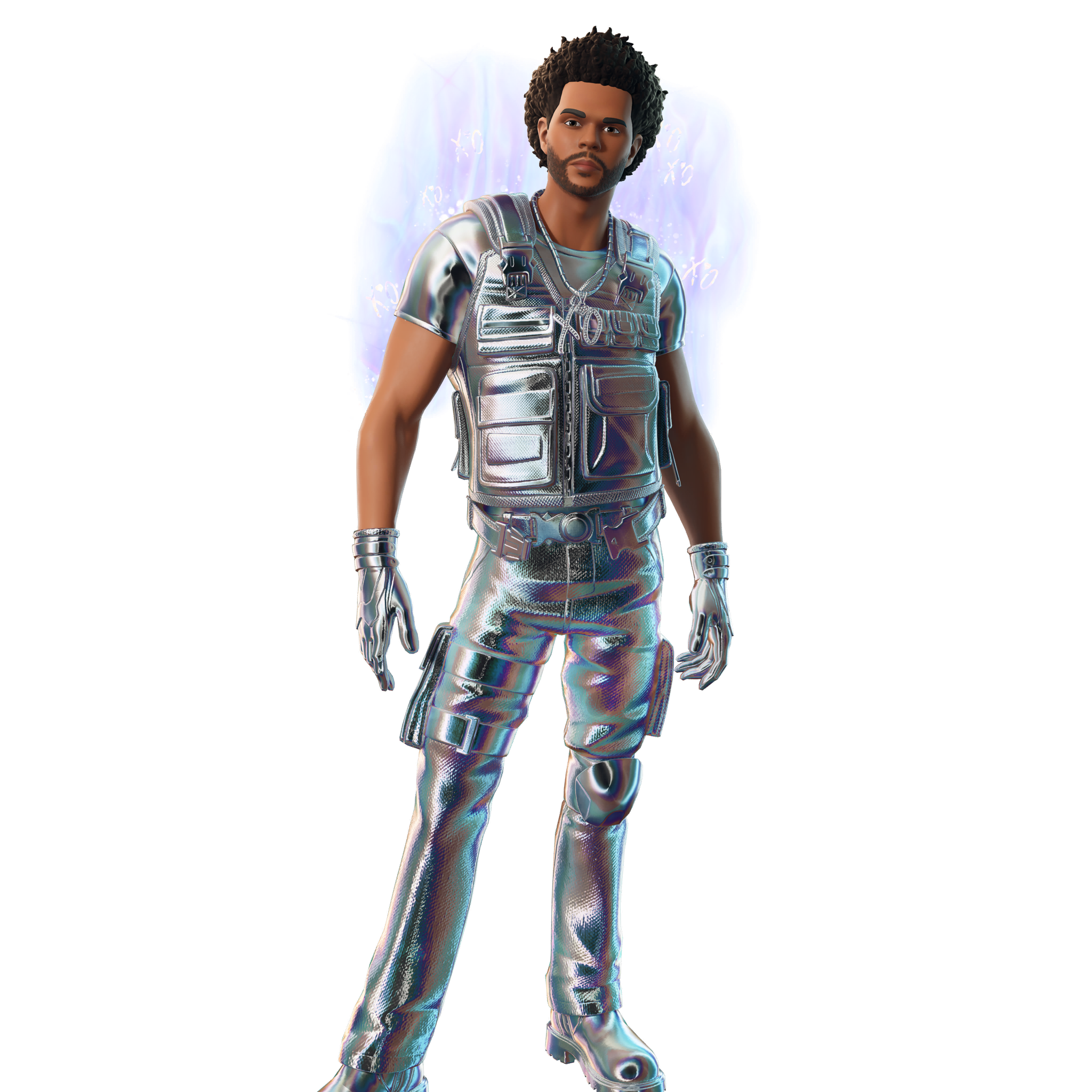Platinum The Weeknd - Fortnite Skin - Fortnite.GG