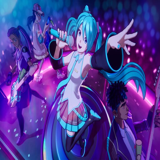 Miku On Stage - Fortnite Loading Screen - Fortnite.GG