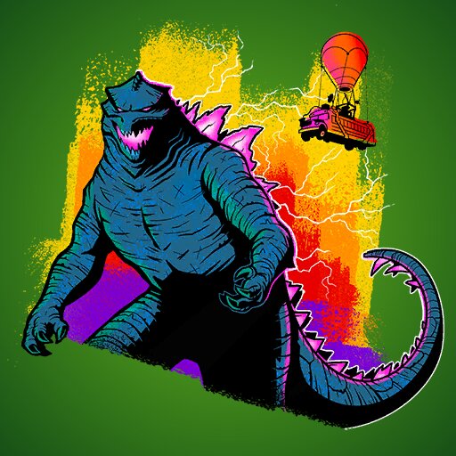 Godzilla Awaits - Fortnite Spray - Fortnite.GG