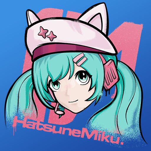 It's Miku! - Fortnite Spray - Fortnite.GG