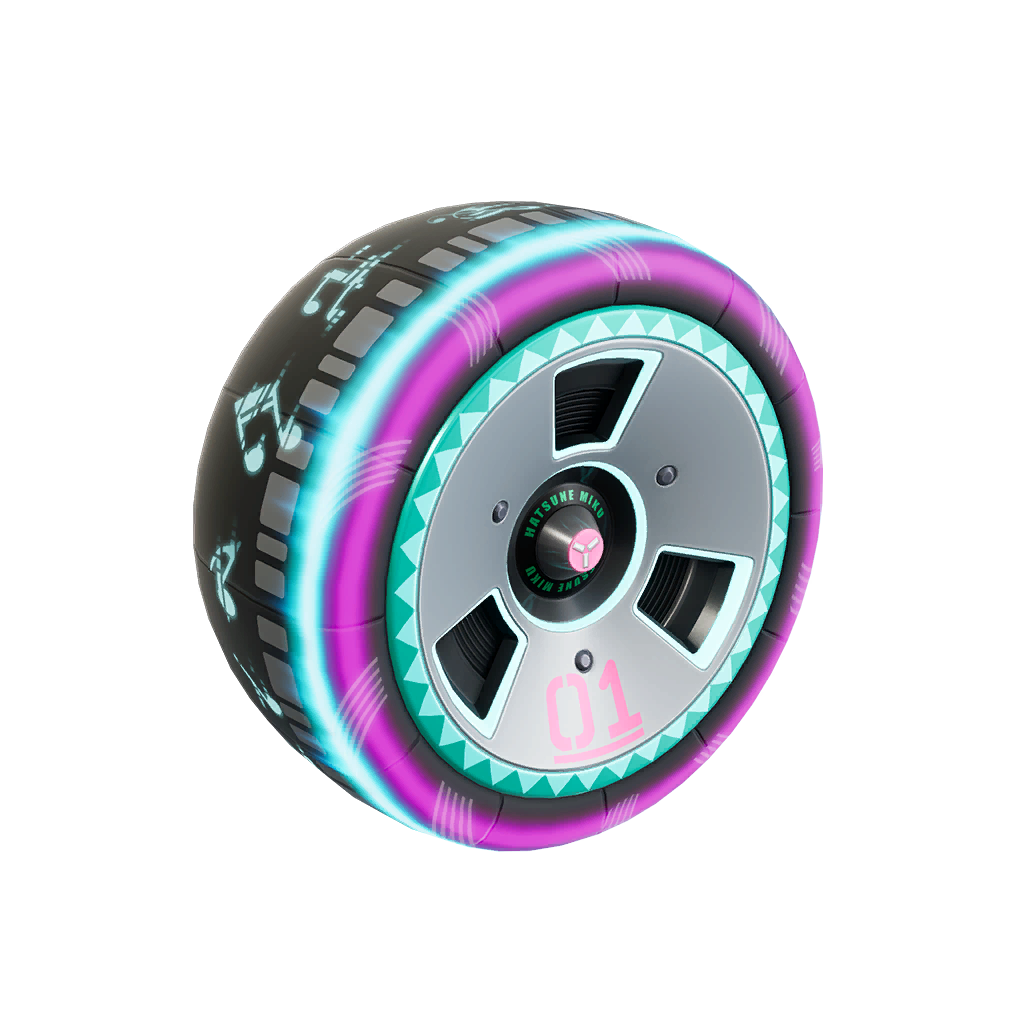 Miku's Beam Wheels - Fortnite Bundle - Fortnite.GG