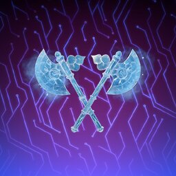 Sub-Zero's Ice Axes - Fortnite Pickaxe - Fortnite.GG