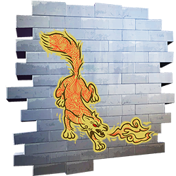 Golden Wolf - Fortnite Spray - Fortnite.GG