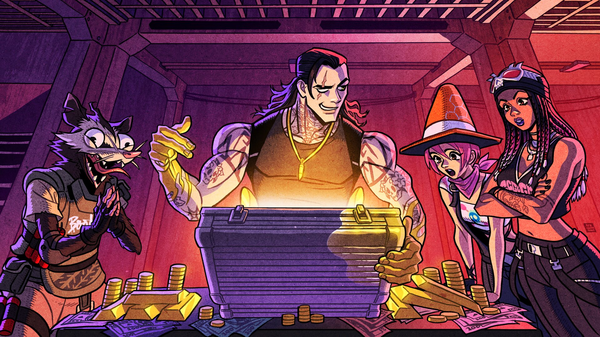 Golden Touch Hoard - Fortnite Loading Screen - Fortnite.GG