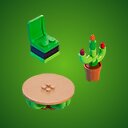 Cacti Dining - Fortnite Decor - Fortnite.GG