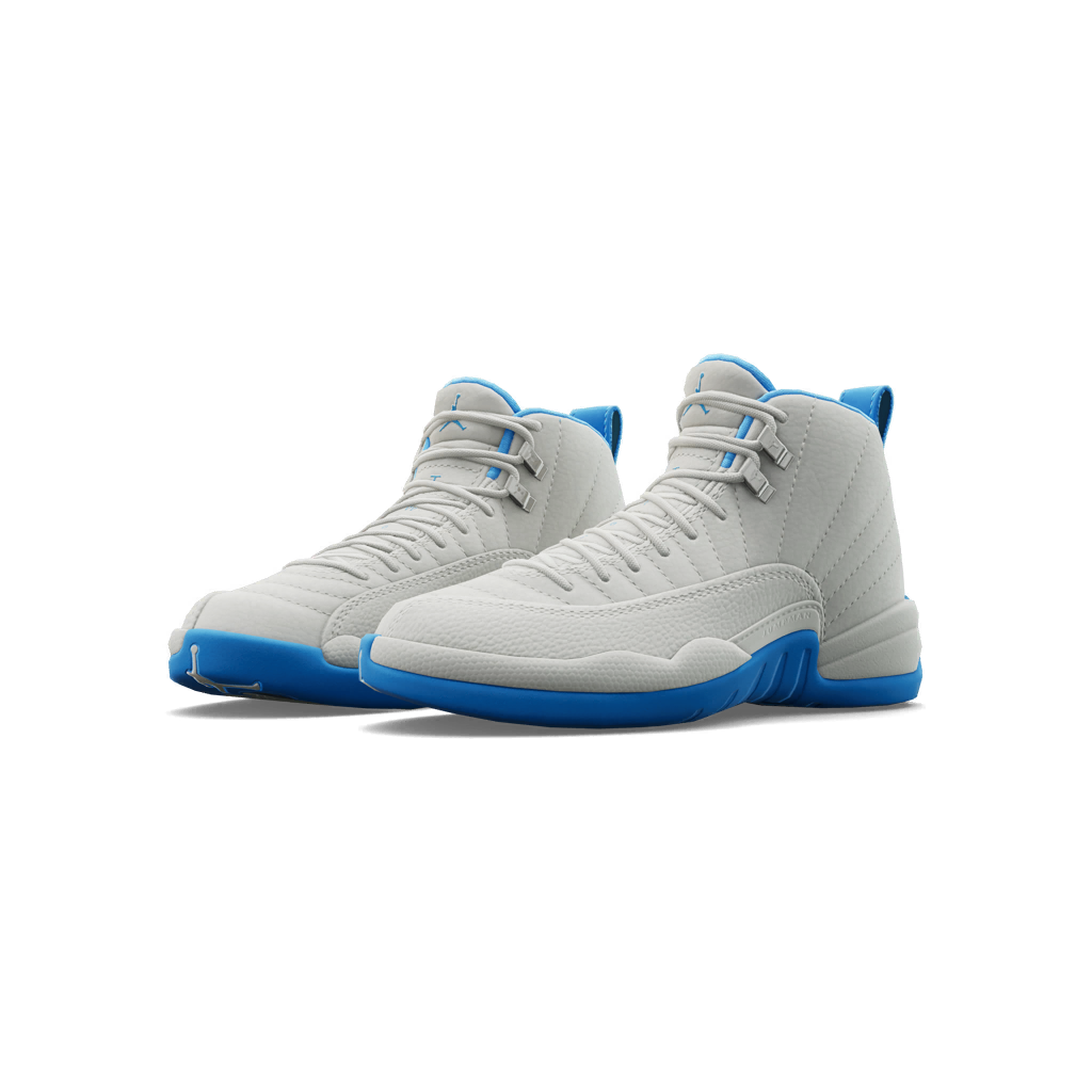 Air Jordan 12 Retro 'White/University Blue' - Fortnite Kicks - Fortnite.GG