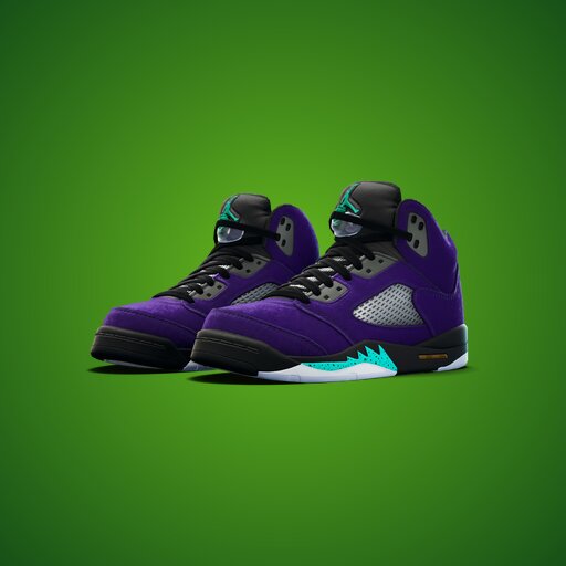 Air Jordan 5 Retro 'Reverse Grape' - Fortnite Kicks - Fortnite.GG