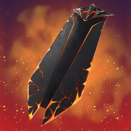 Molten Battle Shroud - Fortnite Backpack - Fortnite.GG