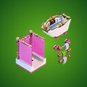Golden Glam Bathroom - Fortnite Decor - Fortnite.GG