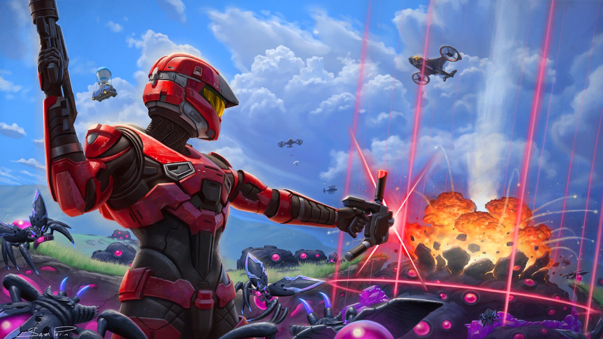 Bombard the Hive - Fortnite Loading Screen - Fortnite.GG