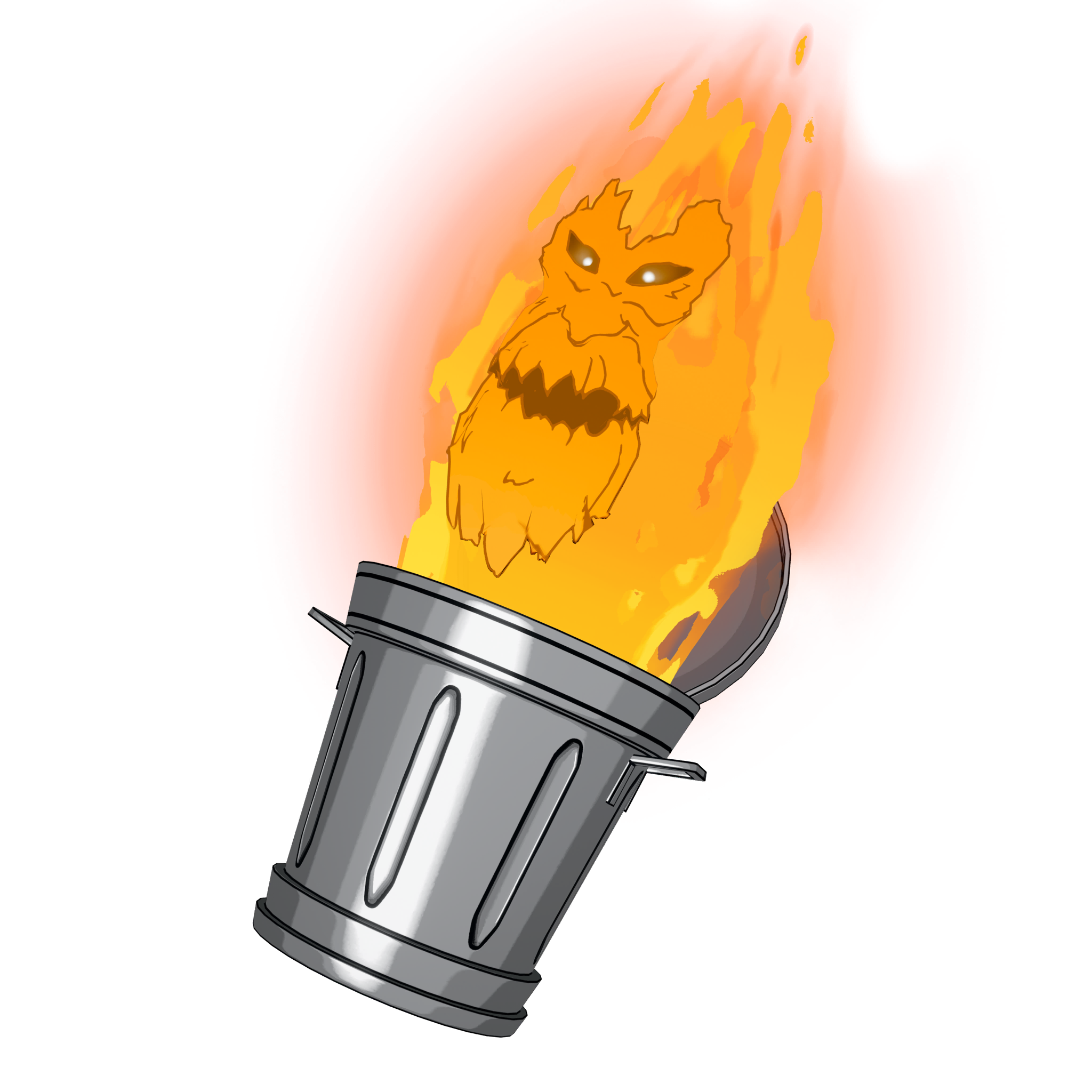 Talking Trashfire - Fortnite Backpack - Fortnite.GG