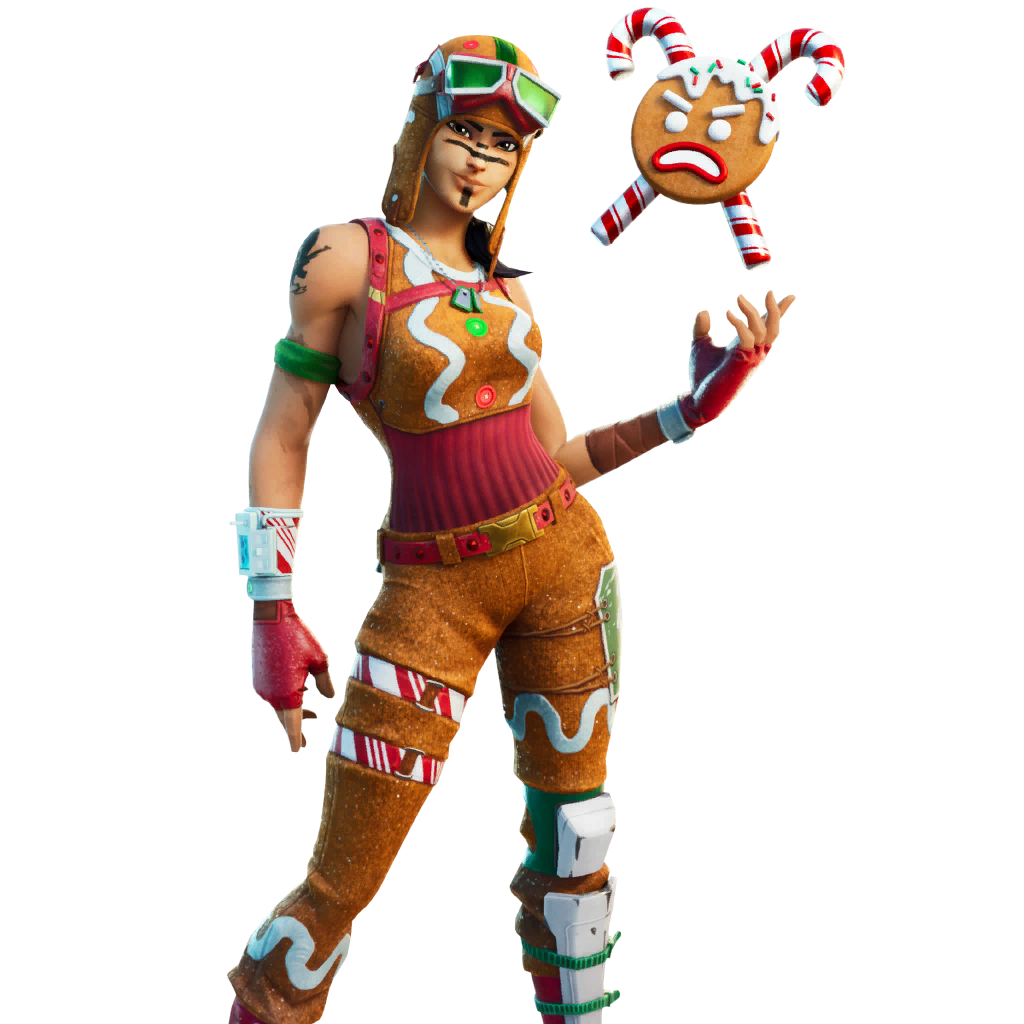Gingerbread Raider - Fortnite Skin - Fortnite.GG