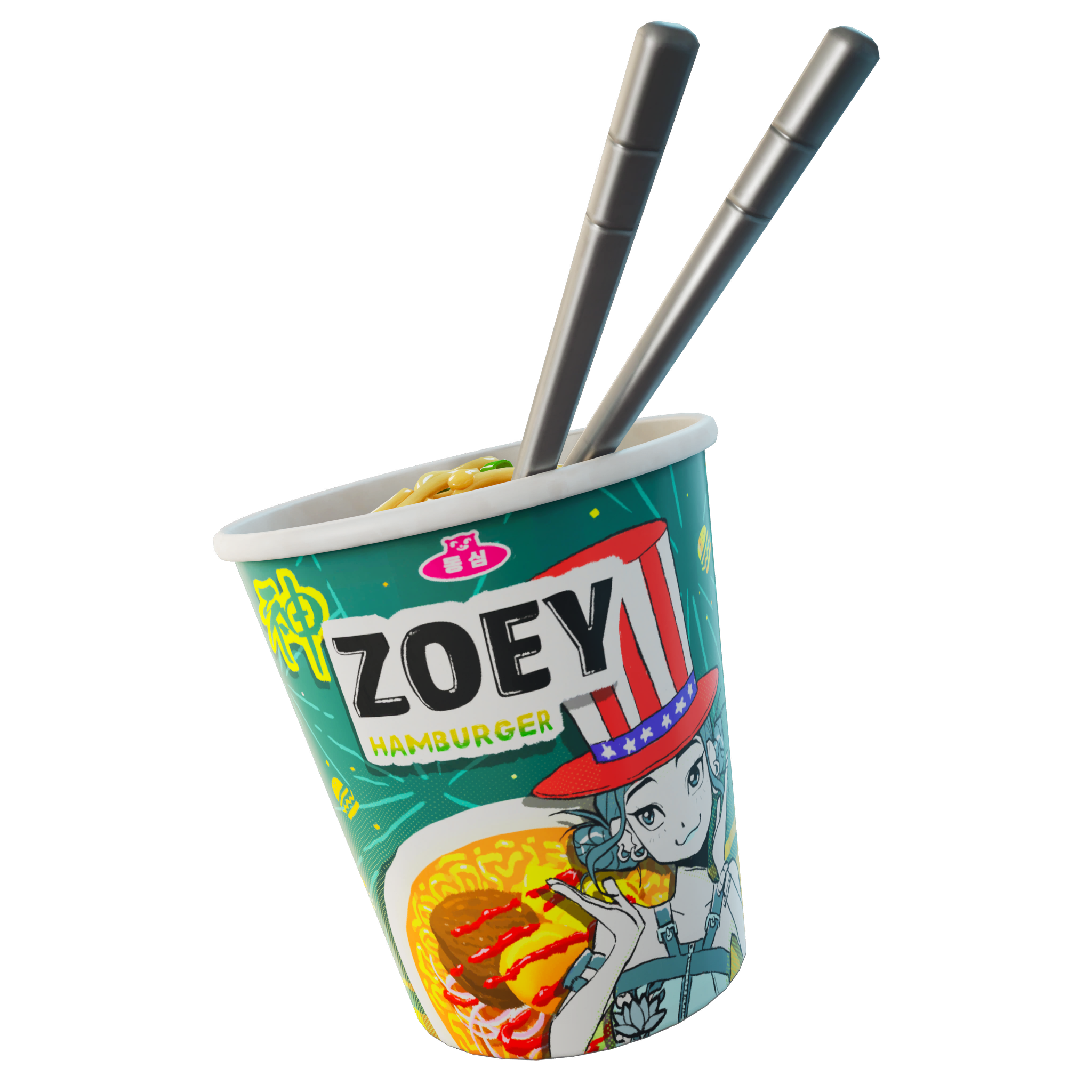Zoey's Ramyeon - Fortnite Backpack - Fortnite.GG