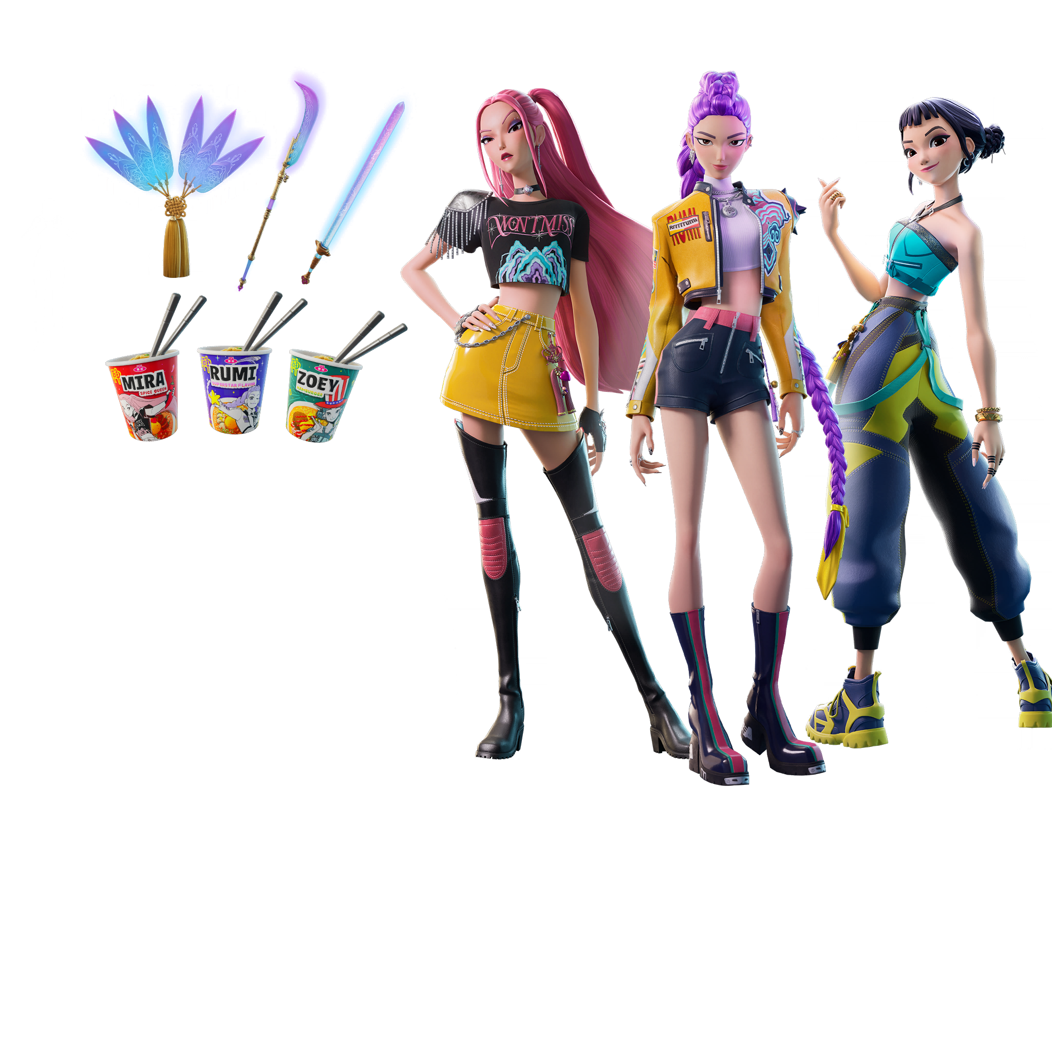 KPop Demon Hunters Bundle - Fortnite Bundle - Fortnite.GG