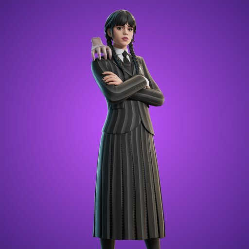 Wednesday Addams - Fortnite Skin - Fortnite.GG