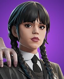 Wednesday Addams - Fortnite Skin - Fortnite.GG