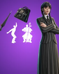 Wednesday Addams - Fortnite Skin - Fortnite.GG