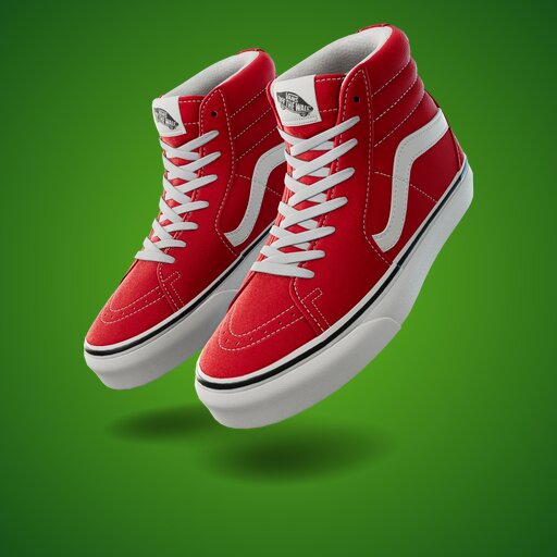 Vans Sk8-Hi 'Racing Red' - Fortnite Kicks - Fortnite.GG