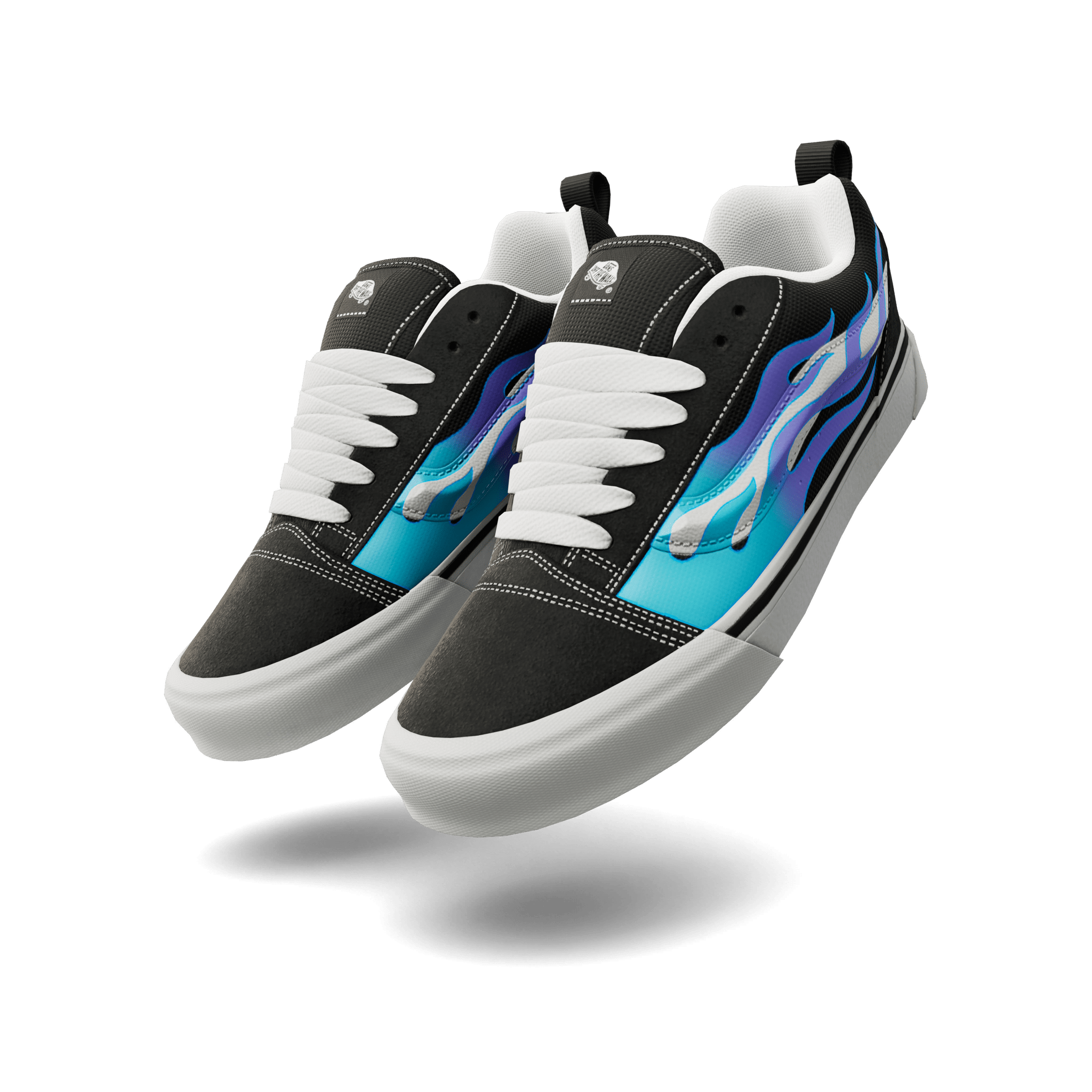 Vans Knu Skool 'Blue Flame' - Fortnite Kicks - Fortnite.GG