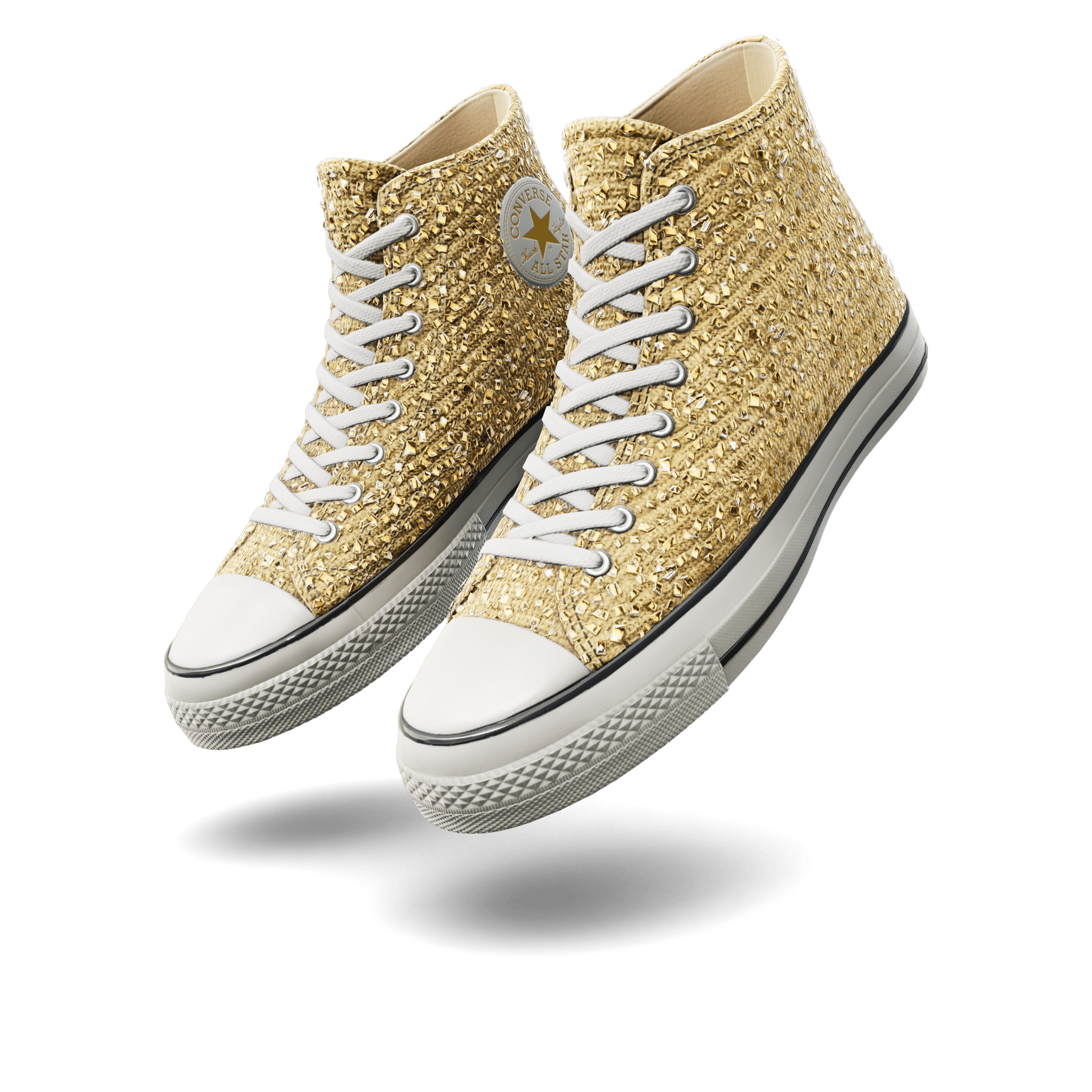 Converse Chuck 70 'Gold Glitter' - Fortnite Kicks - Fortnite.GG