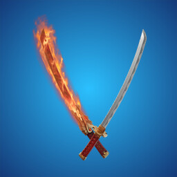 Swords of Fire and Steel - Fortnite Pickaxe - Fortnite.GG