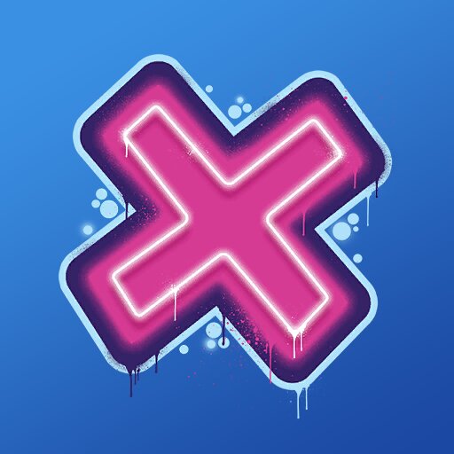 Neon X - Fortnite Spray - Fortnite.GG