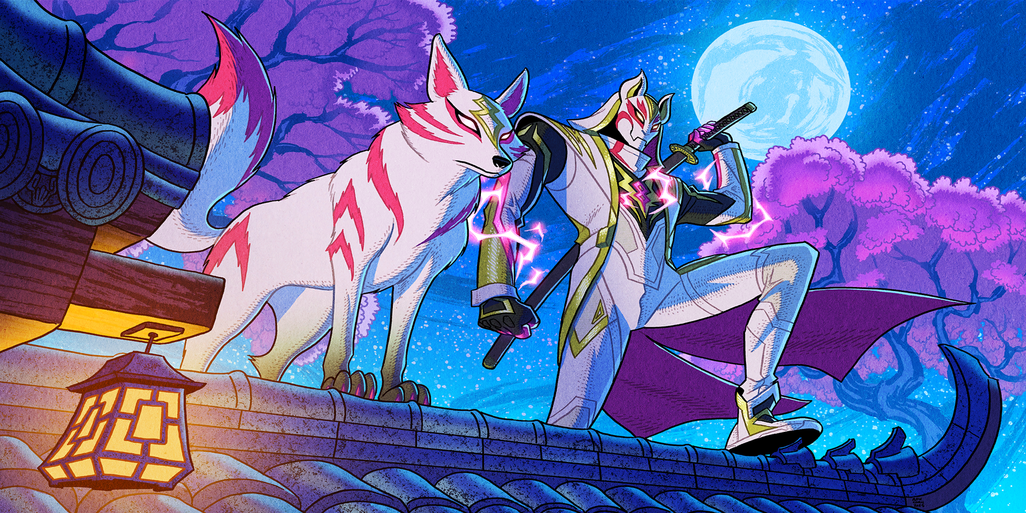 Tricksters of the Fox Clan - Fortnite Loading Screen - Fortnite.GG
