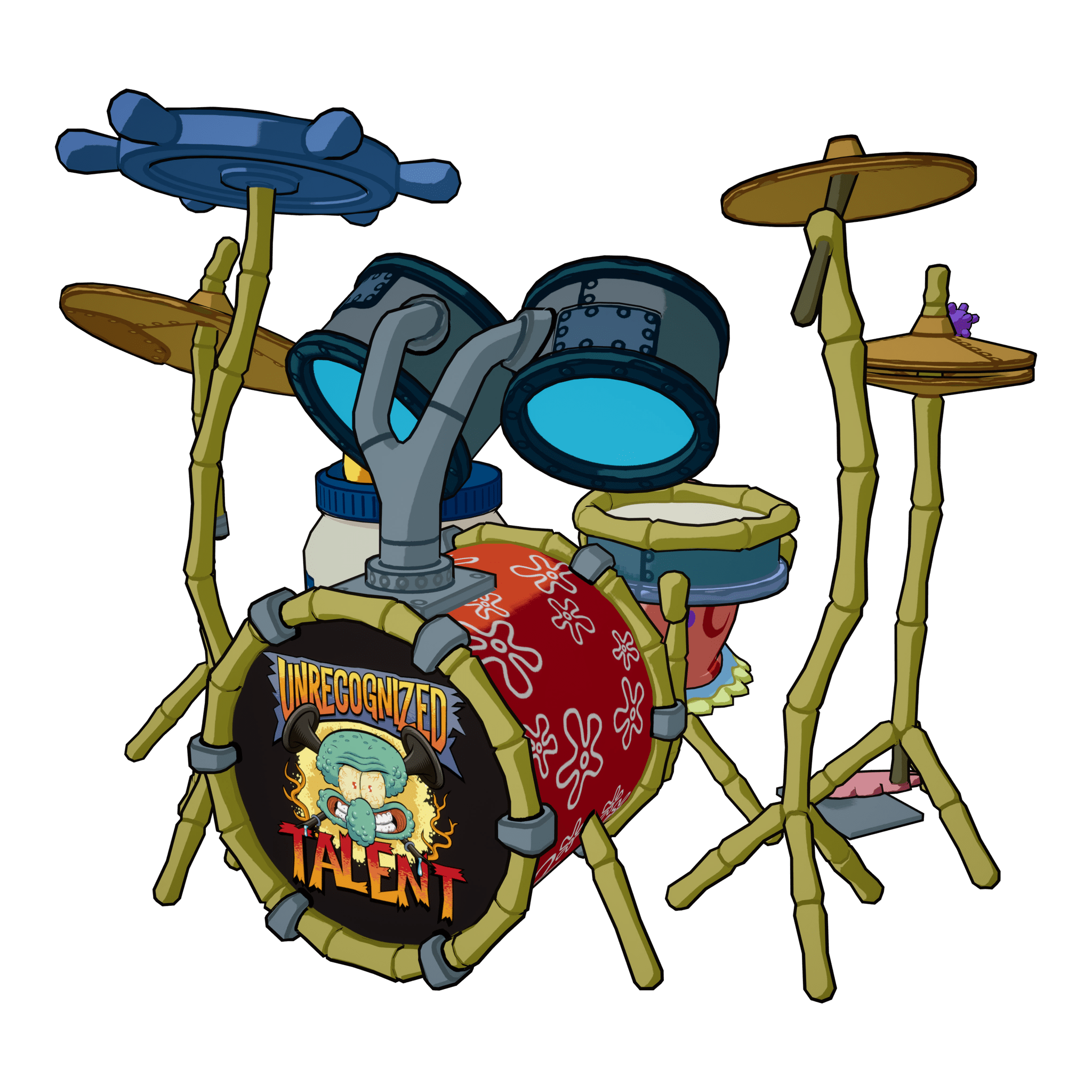 Bikini Bottom Kit - Fortnite Drums - Fortnite.GG