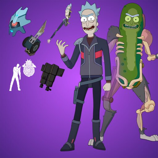 Rick Prime & Pickle Rick Bundle - Fortnite Bundle - Fortnite.GG