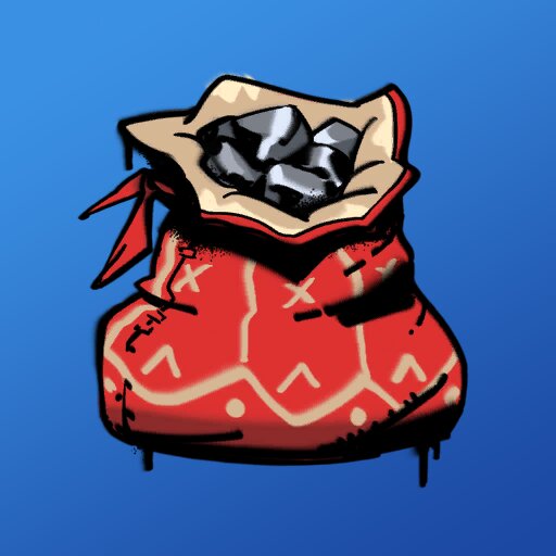 Bag Of Coal - Fortnite Spray - Fortnite.GG