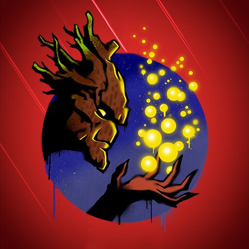 Groot Glow - Fortnite Spray - Fortnite.GG