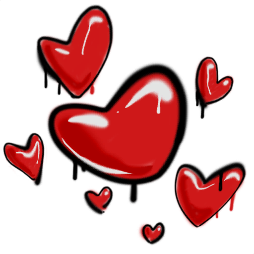 Hearts - Fortnite Spray - Fortnite.GG