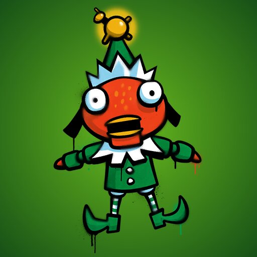 Merry Fishmas - Fortnite Spray - Fortnite.GG