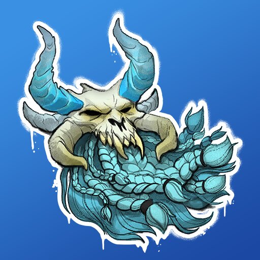 Skull & Beard - Fortnite Spray - Fortnite.GG