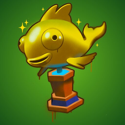 Golden Flopper - Fortnite Spray - Fortnite.GG