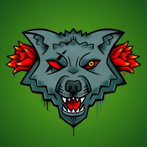 Ink Wolf - Fortnite Spray - Fortnite.GG