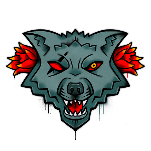 Ink Wolf - Fortnite Spray - Fortnite.GG