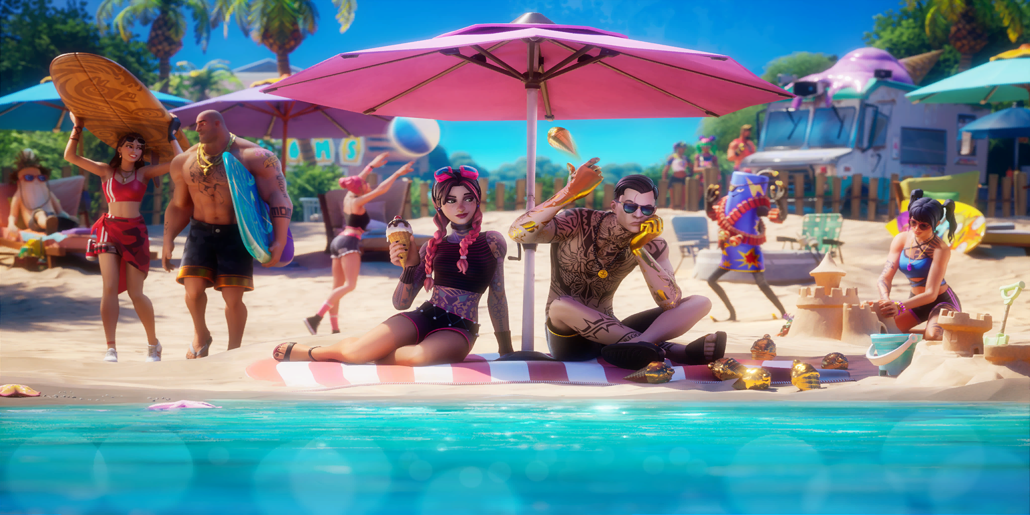 Ice Cream Social - Fortnite Loading Screen - Fortnite.GG