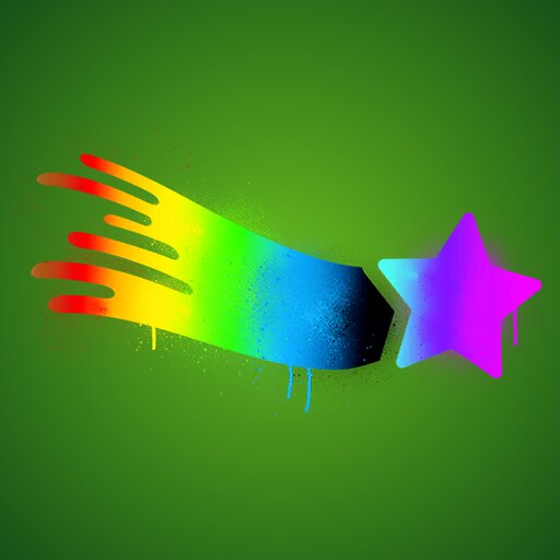 Vibrant Star - Fortnite Spray - Fortnite.GG