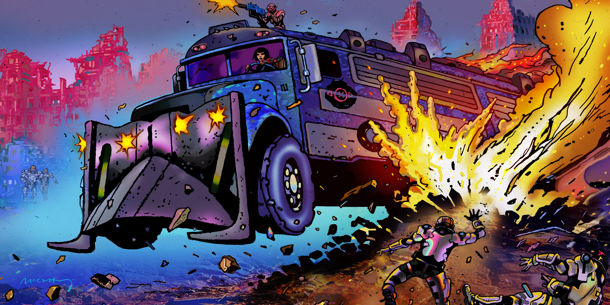 Armored Battle Bus - Fortnite Loading Screen - Fortnite.GG